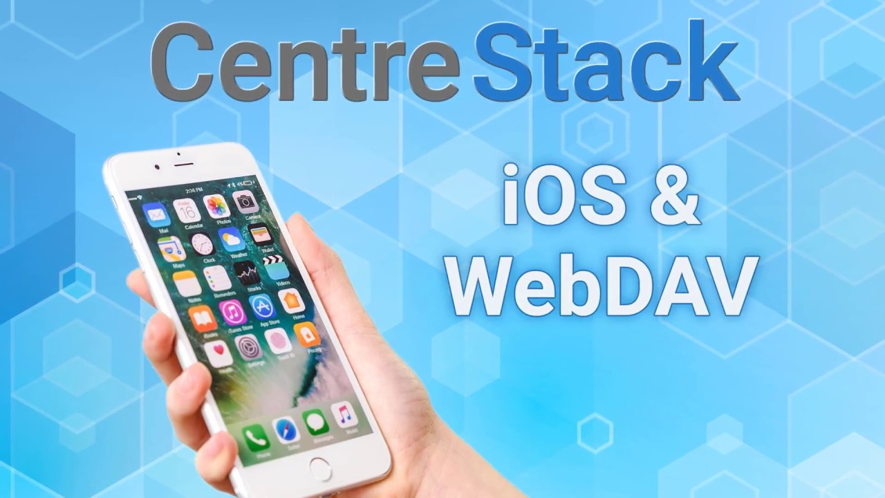 CentreStack iOS & WebDAV - YouTube