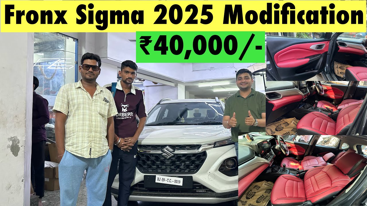 Fronx Sigma Modified in ₹40,000/- | Fronx Sigma Base Model Modification ...