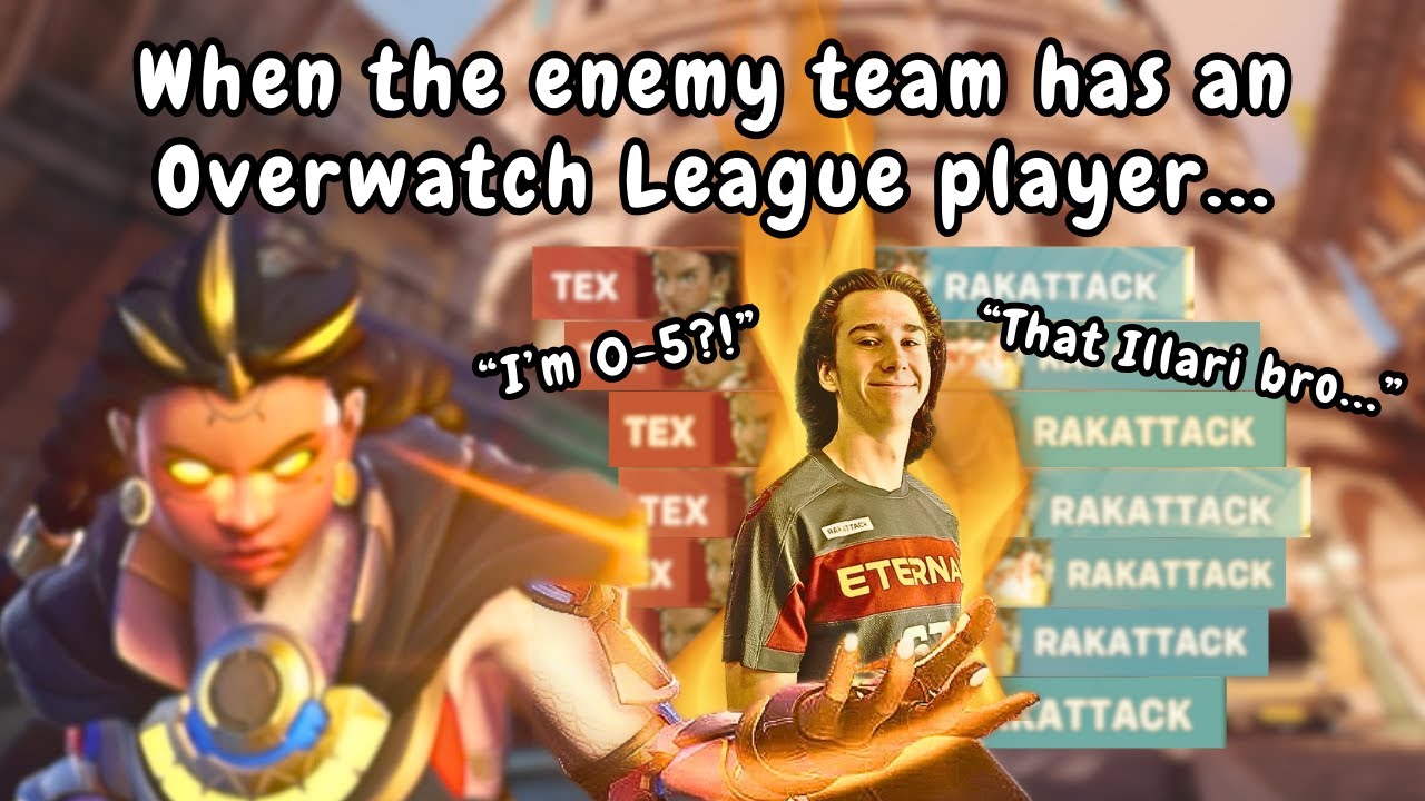 Overwatch League Player faces MY Illari w/REACTIONS - Overwatch 2 - YouTube
