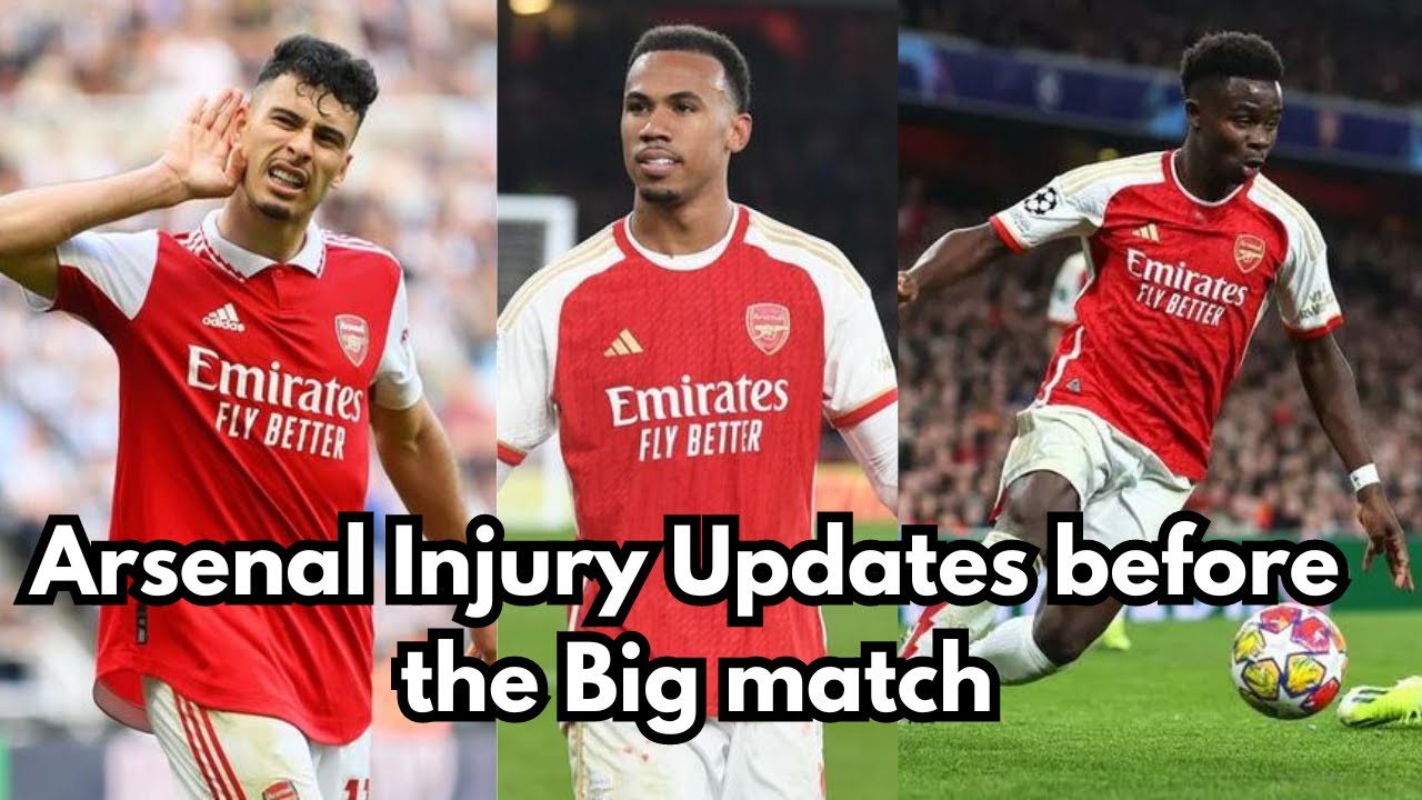 Arsenal injury news and updates ahead of the title decider match - YouTube