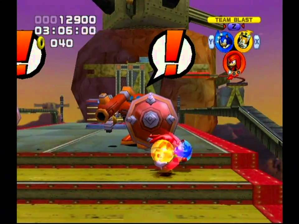 Sonic Heroes (GC) Bullet Station Super Hard - YouTube