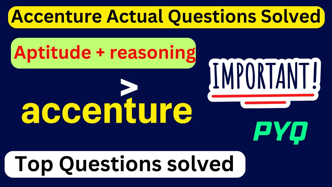 Accenture practice questions | Reasoning Real questions | accenture pyq ...