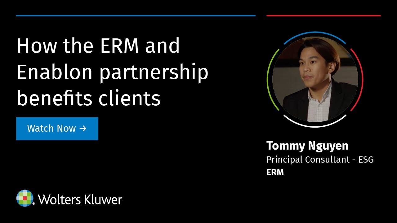 How the ERM and Enablon partnership benefits clients - YouTube