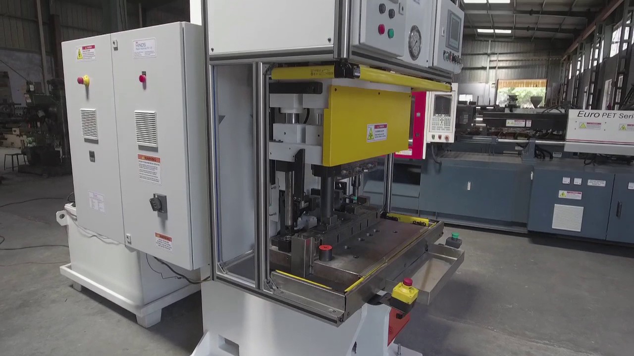 Crimping Press machine - YouTube