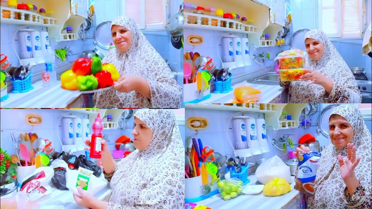 روتين في المطبخ مشتريات وتفريزات Youtube