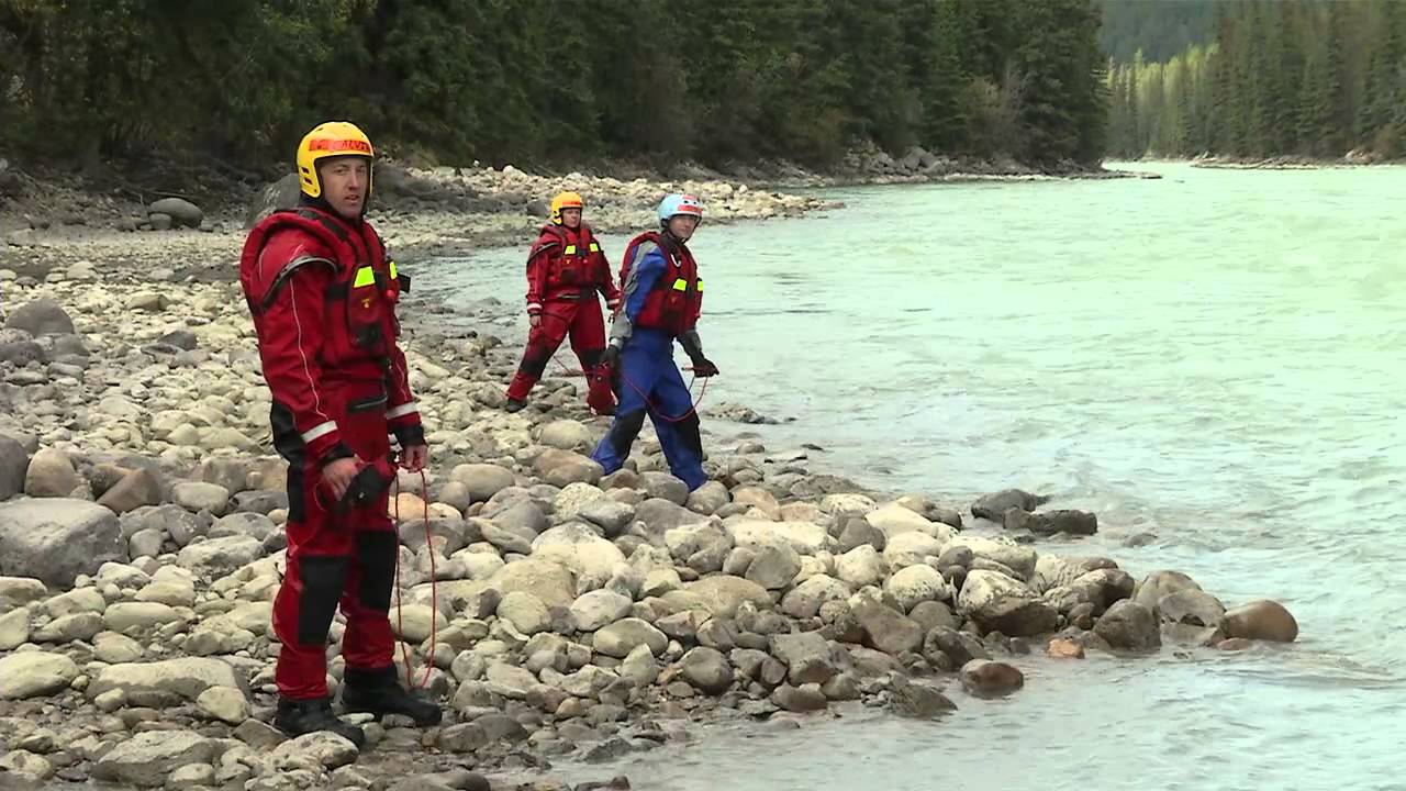 Swift water rescue in an icy river - Season Three - YouTube
