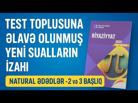 Natural ədədlər:2ci və 3cü başlıq