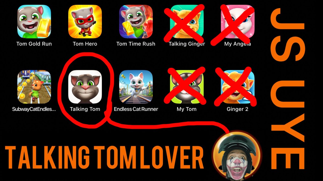 Tom Gold Run, Tom Hero, Tom Time Rush, Subway Cat Endless, Talking Tom, Endless Cat Runner, JS ...