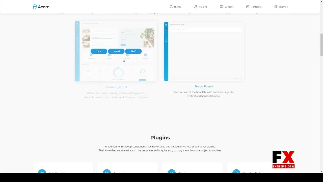 Acorn - Bootstrap 5 Html Laravel Net Admin Template laravel ui - YouTube