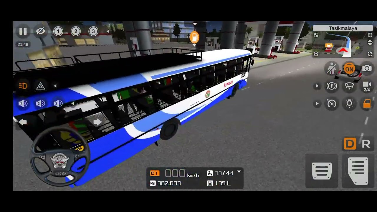 tsrtc bus mod express bus game play - YouTube