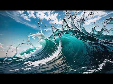 Free Stock Videos - AI animation - waves, water splashes - YouTube