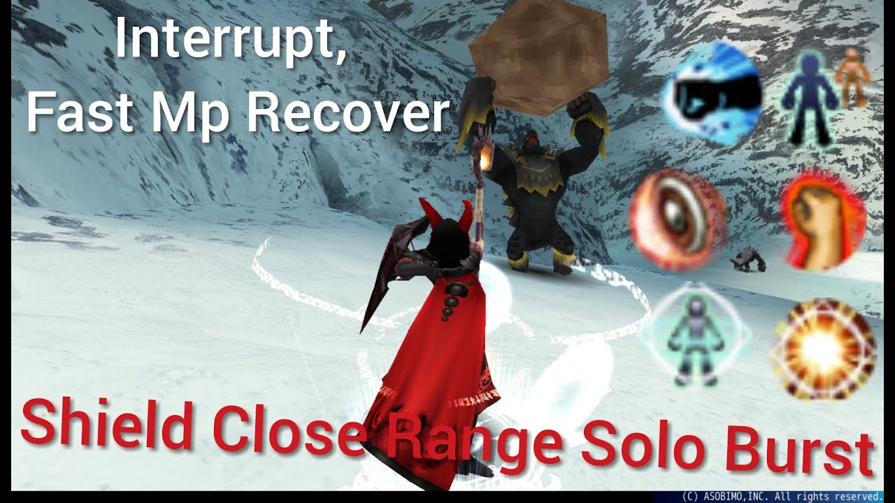 Toram [Mage Build] Shield Close Range Solo Burst with interrupt - YouTube