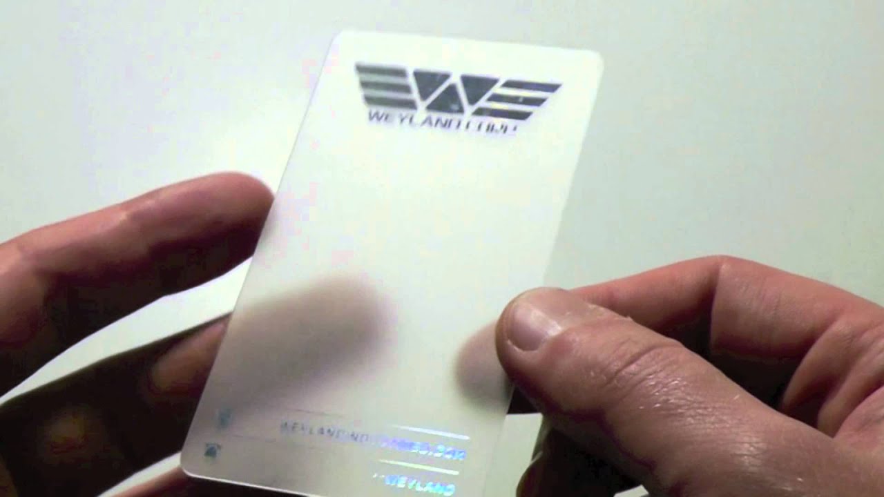 Prometheus | Promotional Weyland Corp Business Card | Wondercon ...