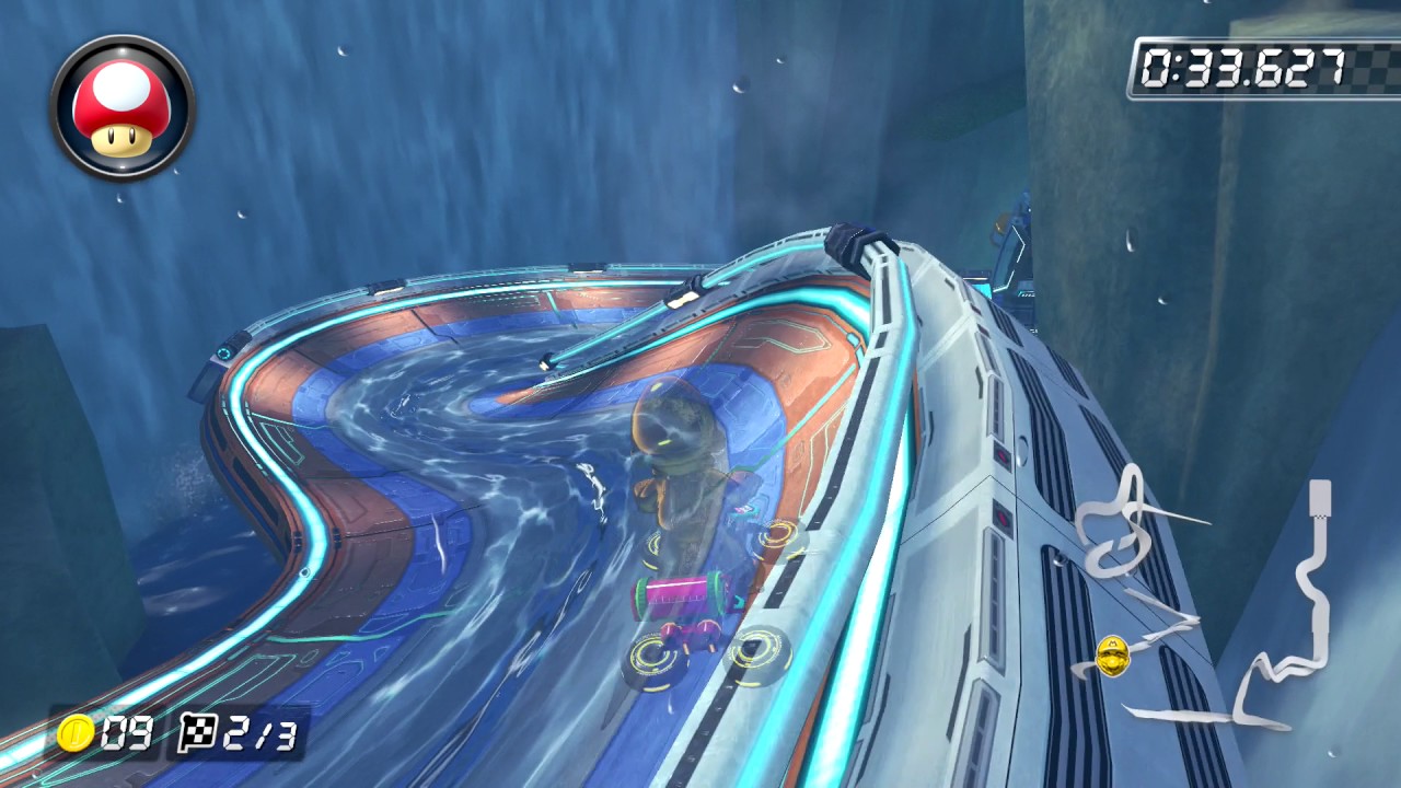 Mario Kart 8 Deluxe - Big Blue [200cc] - 1:05.900 - YouTube