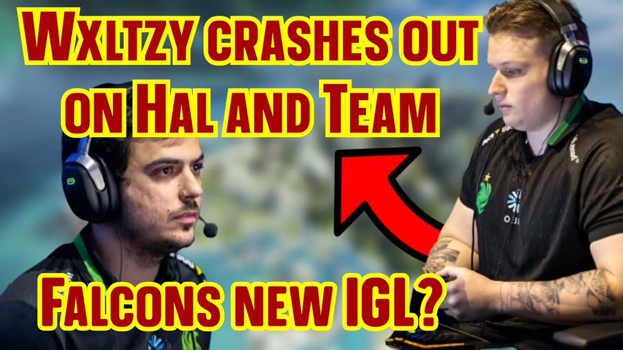 Wxltzy crashes out on Hal and Team and starts IGL'ing in the LAST game ...
