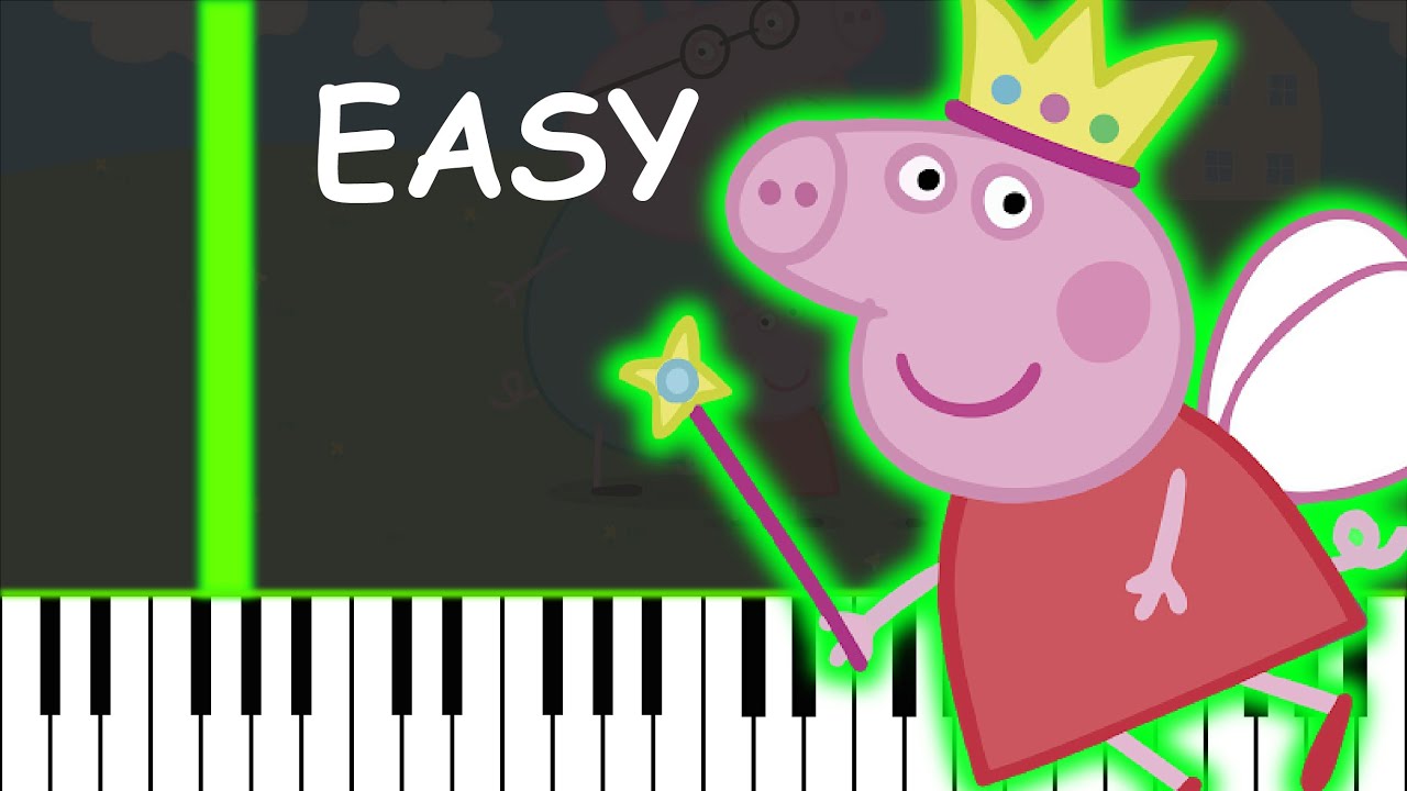 Peppa Pig Theme Song - Easy Piano Tutorial - YouTube