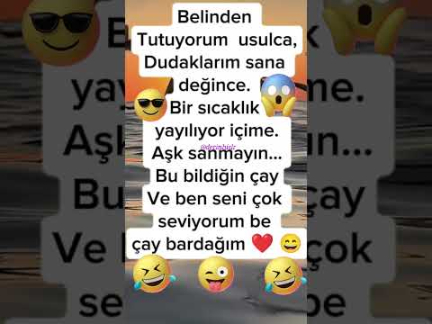 Sevgilim İnce Belli - Dudaktan Dudağa Değil 🤭 Komik videolar