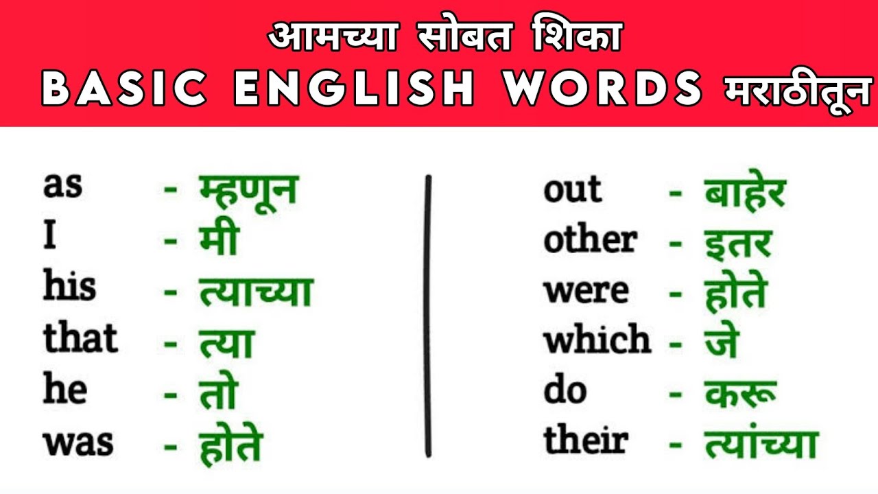 Most Common English Words English Words With Marathi Meaning most-common-english-words-english-words-with-marathi-meaning
