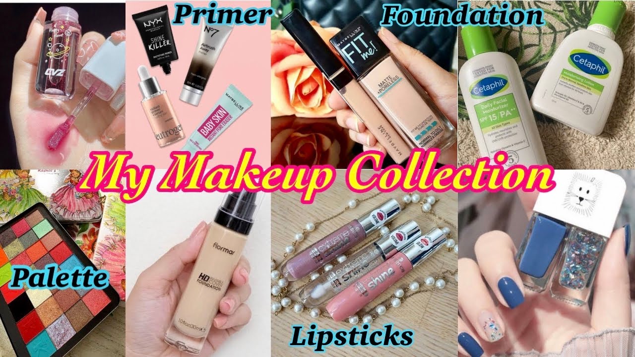 My Makeup Collection ๐in A Budget Affordable And Branded Makeup