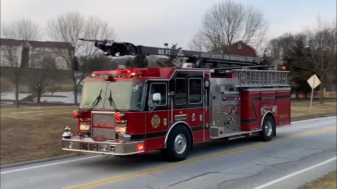 First West Chester Fire Company Engine 51-1 Responding - YouTube