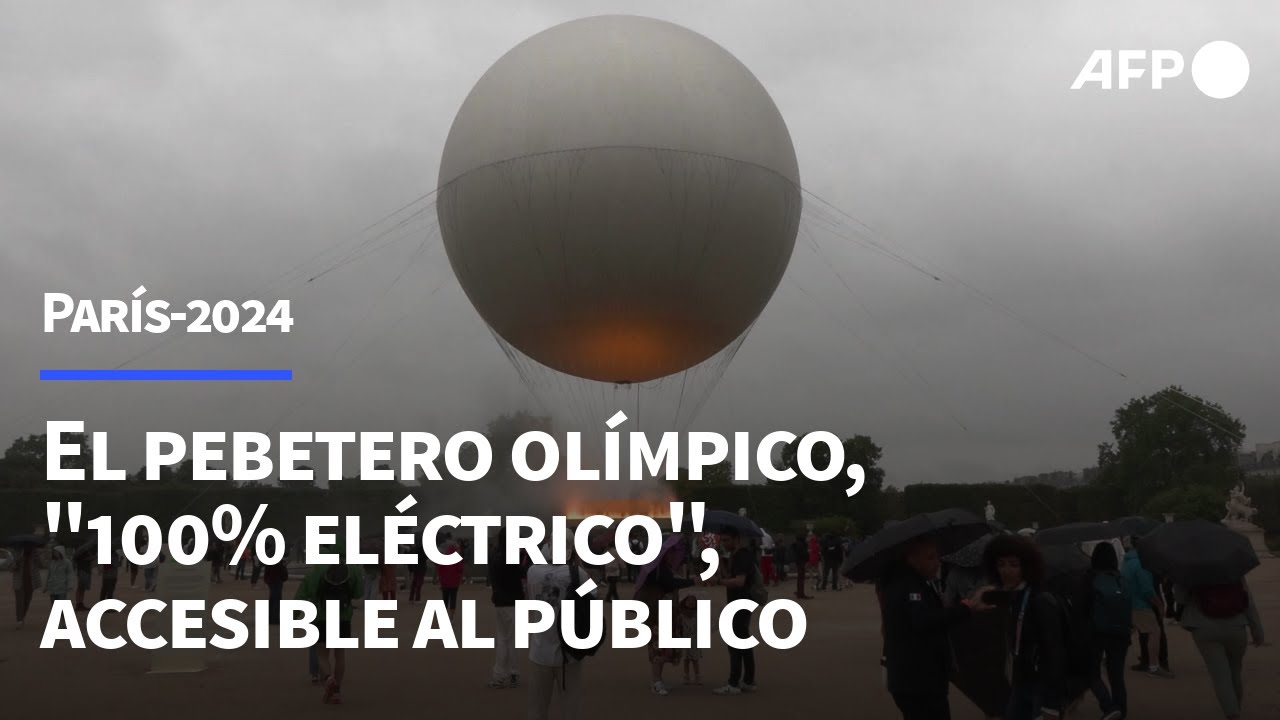 El pebetero olímpico, "100% eléctrico", accesible al público durante ...
