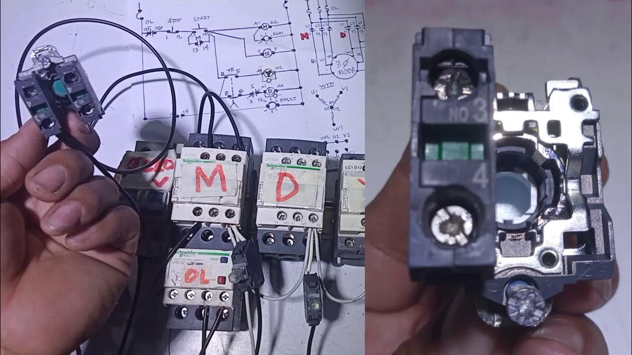 wye Delta motor control basic tagalog tutorial - YouTube