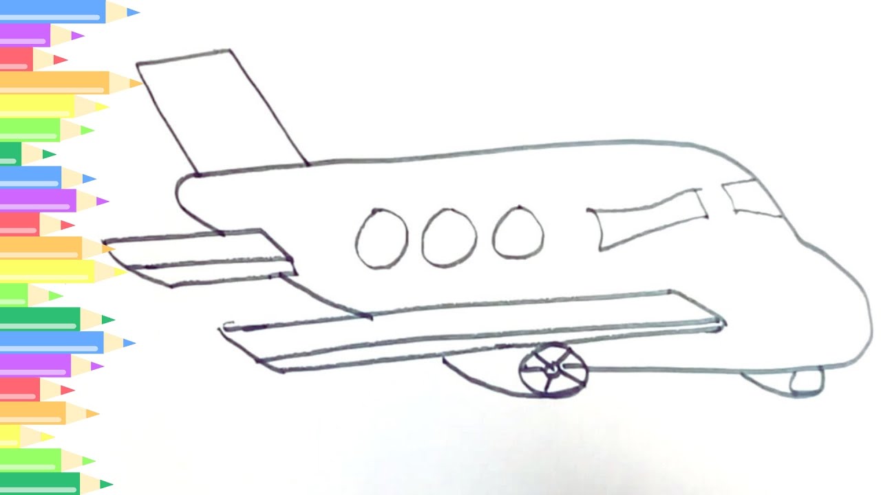 How to draw Aeroplan - YouTube