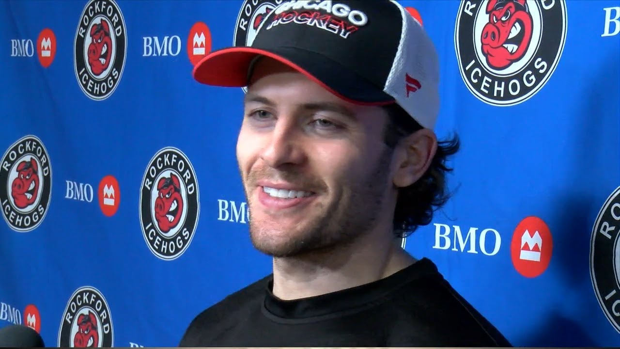 IceHogs Forward David Gust on Patrick Kane signing with Red Wings - YouTube