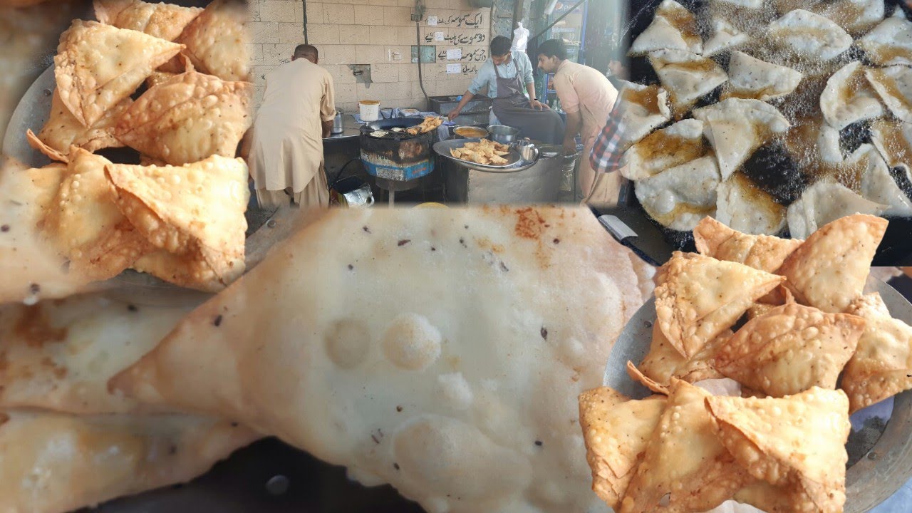 Samosa chaat plate | Crazy People rush for Samosa chaat plate|Karachi ...