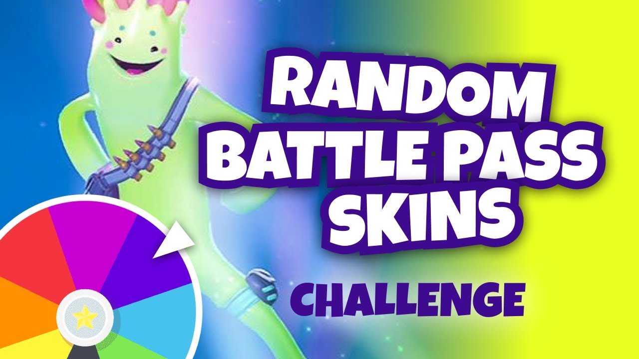 The random battle pass skins challenge FORTNITE 2025 - YouTube