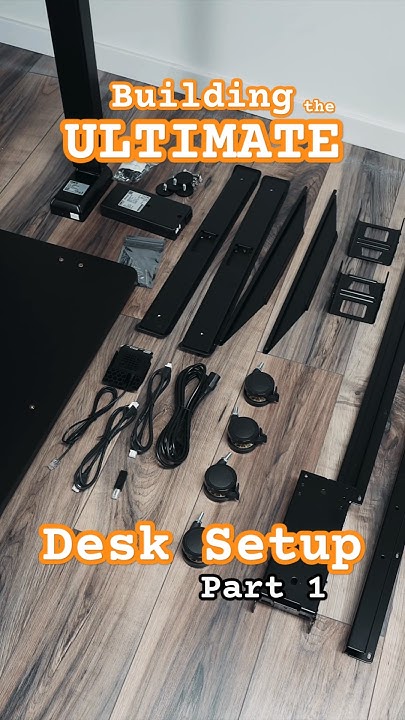 Building the ULTIMATE Desk Setup Part 1 - Desk Unboxing - YouTube