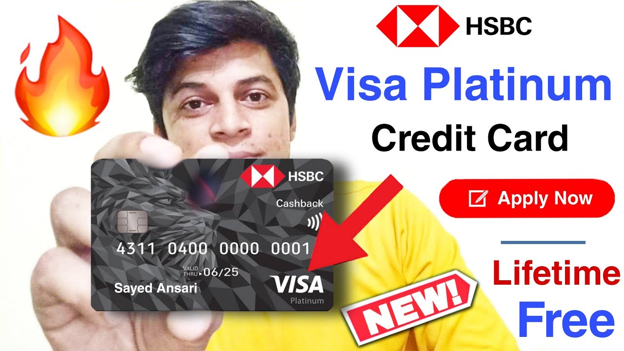 HSBC Visa palatium Credit card online apply | new credit card lunch ...