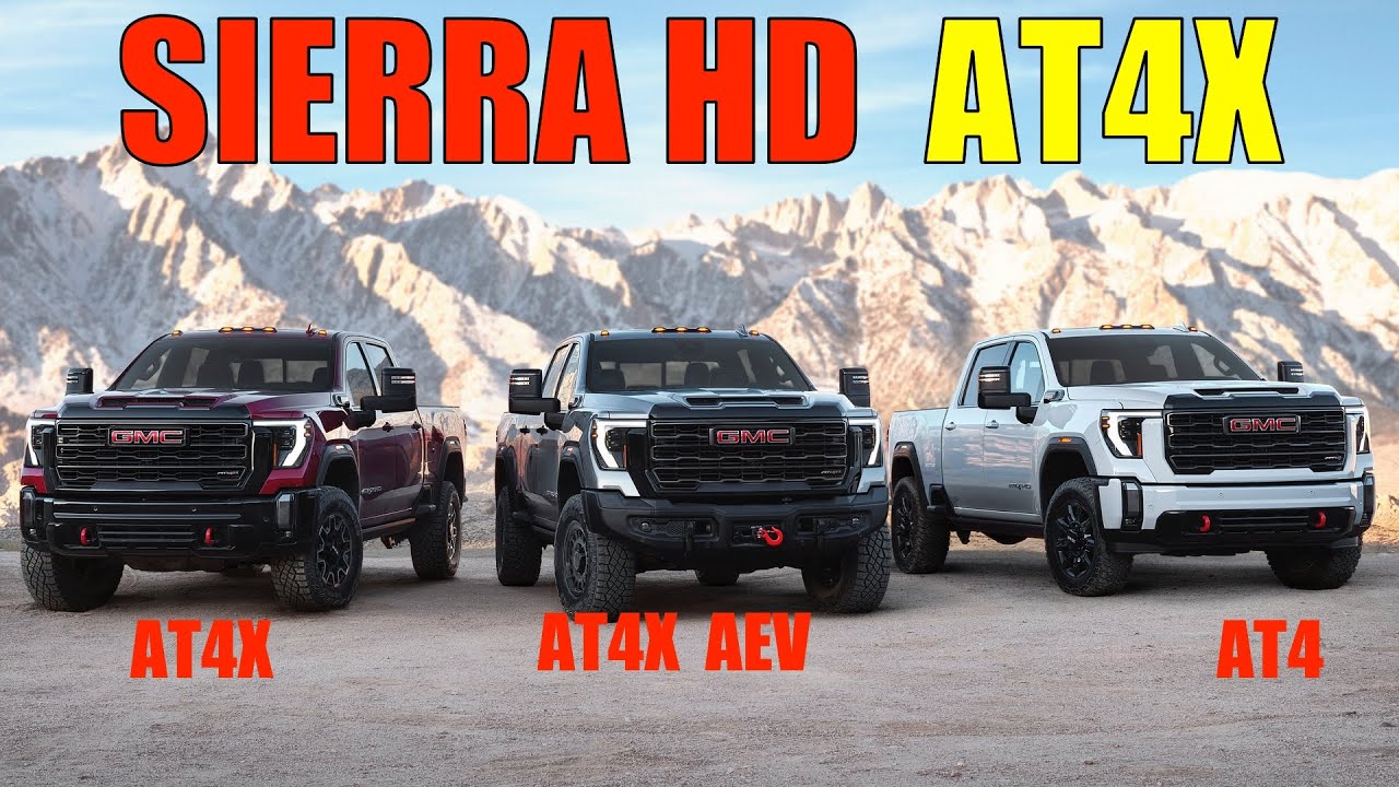 REVEALED: 2024 GMC Sierra HD AT4X, HD AT4X AEV Edition - YouTube