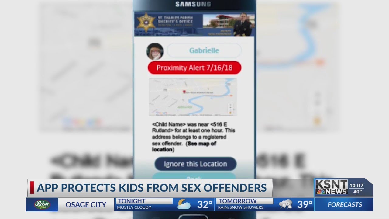 New app alerts parents if registered sex offender contacts child - YouTube