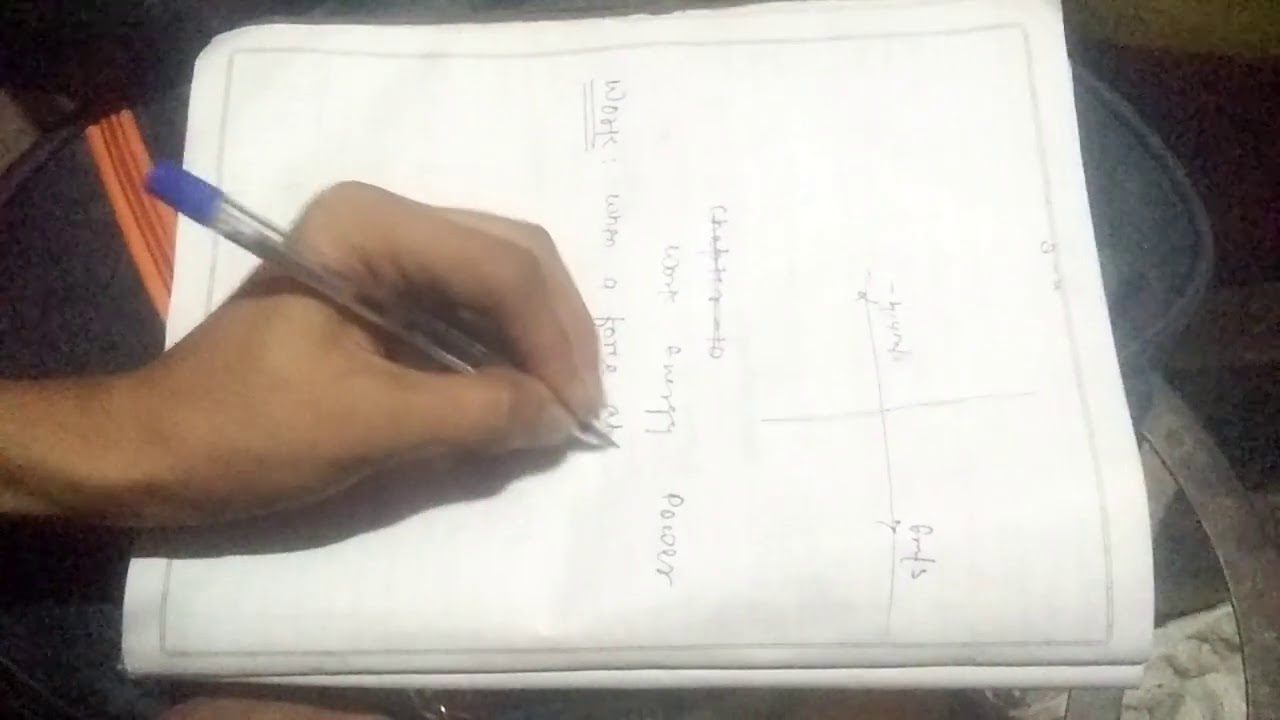 Work done define lala sir - YouTube