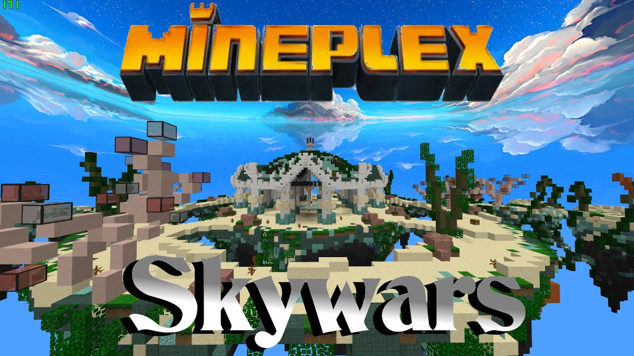 Minecraft Bedrock Mineplex Skywars! Gameplay! - YouTube