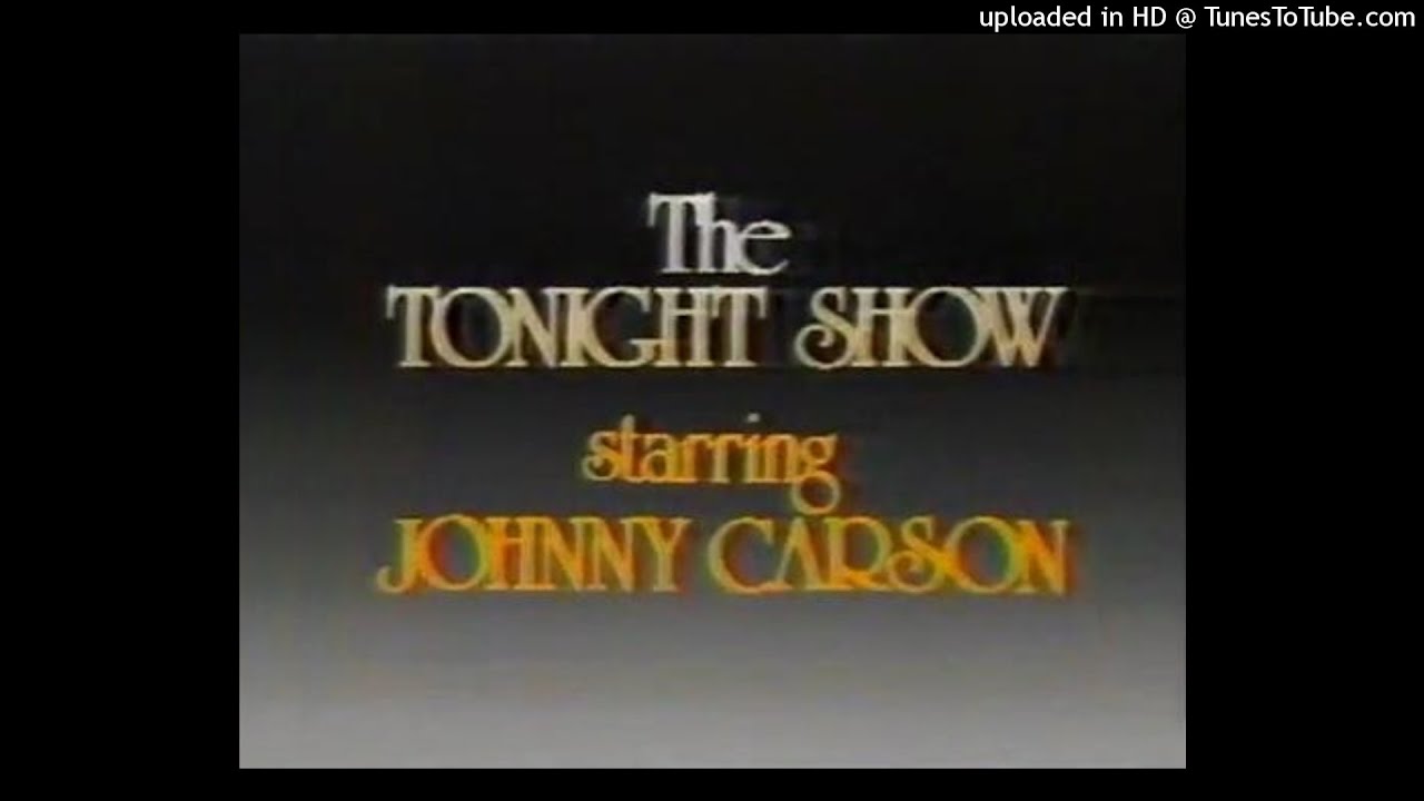 The Tonight Show Starring Johnny Carson Theme - YouTube