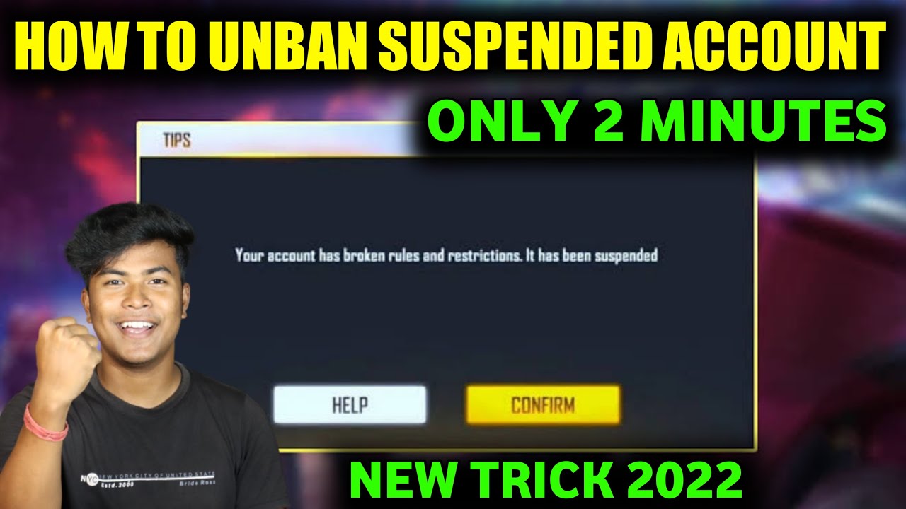 How To Unban Free Fire ID 2022 | Free Fire Suspended Account Recovery ...