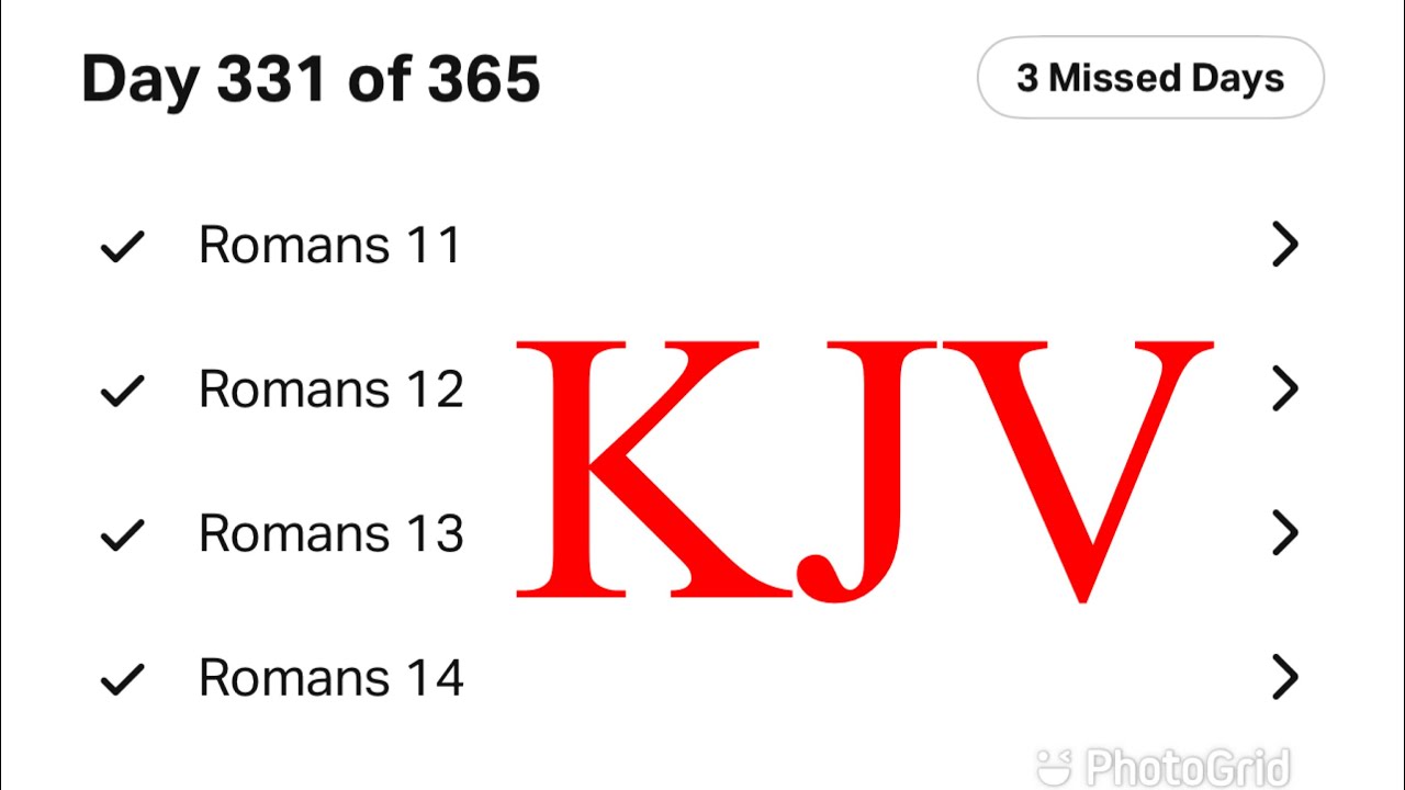 03/15/2025•Day 331•The One Year Chronological Bible 365-Day Reading ...