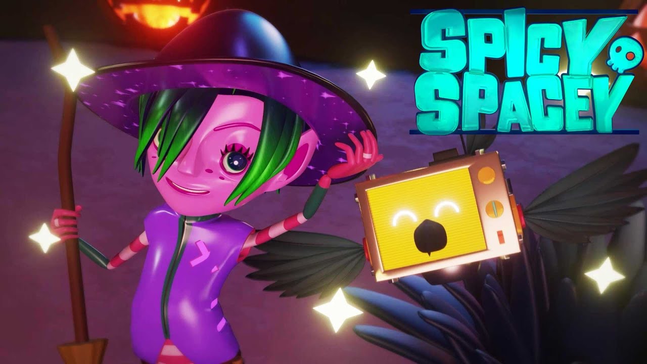 Spicy Spacey 🚀 Halloween Special 🎃 Episodes collection 🌟 Oko Lele ...