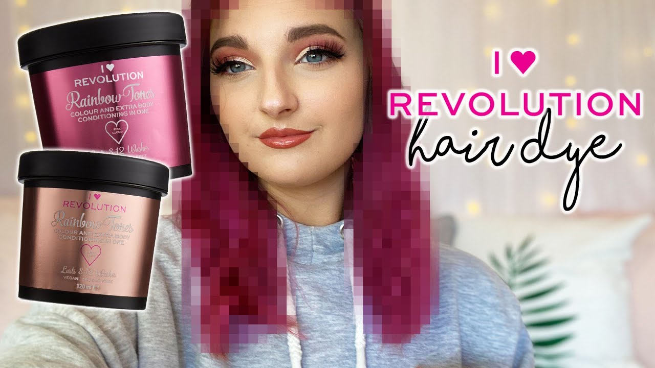 I DYE MY HAIR USING I HEART REVOLUTION HAIR DYE // I HEART REVOLUTION ...
