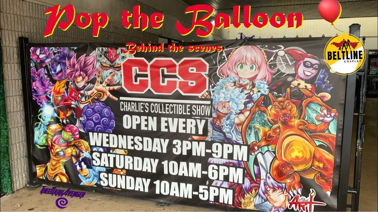 Pop the Balloon at Charlie’s Collectable Show - YouTube