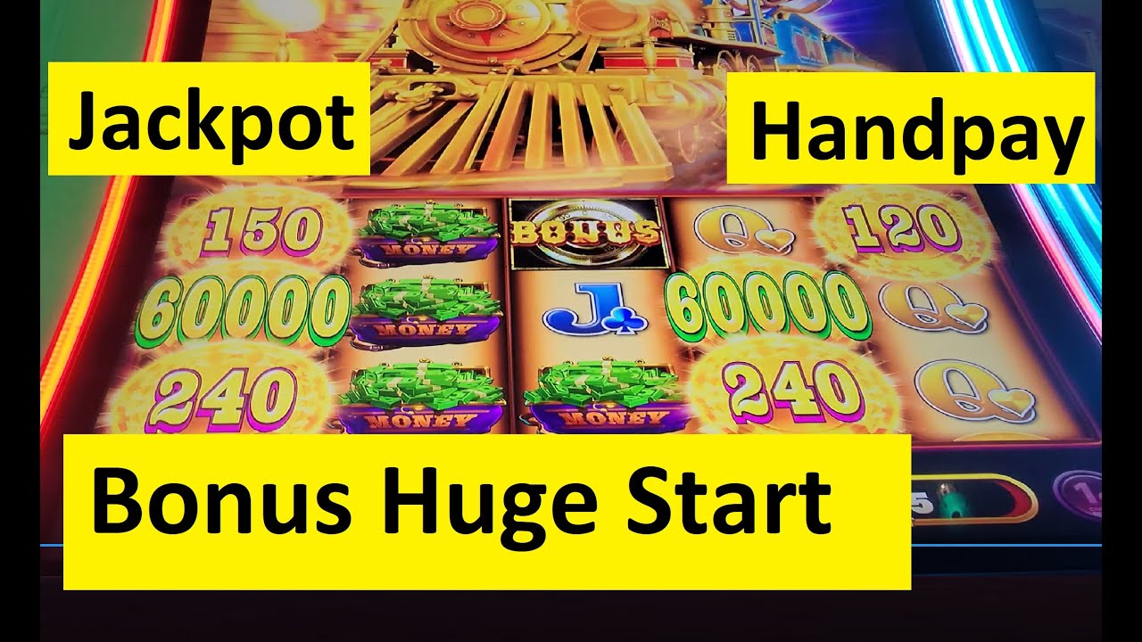 Jackpot Handpay!! First Time on the Railroad Riches Tycoon Slot ...