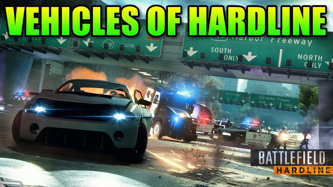 The Vehicles Of Battlefield Hardline Beta - YouTube