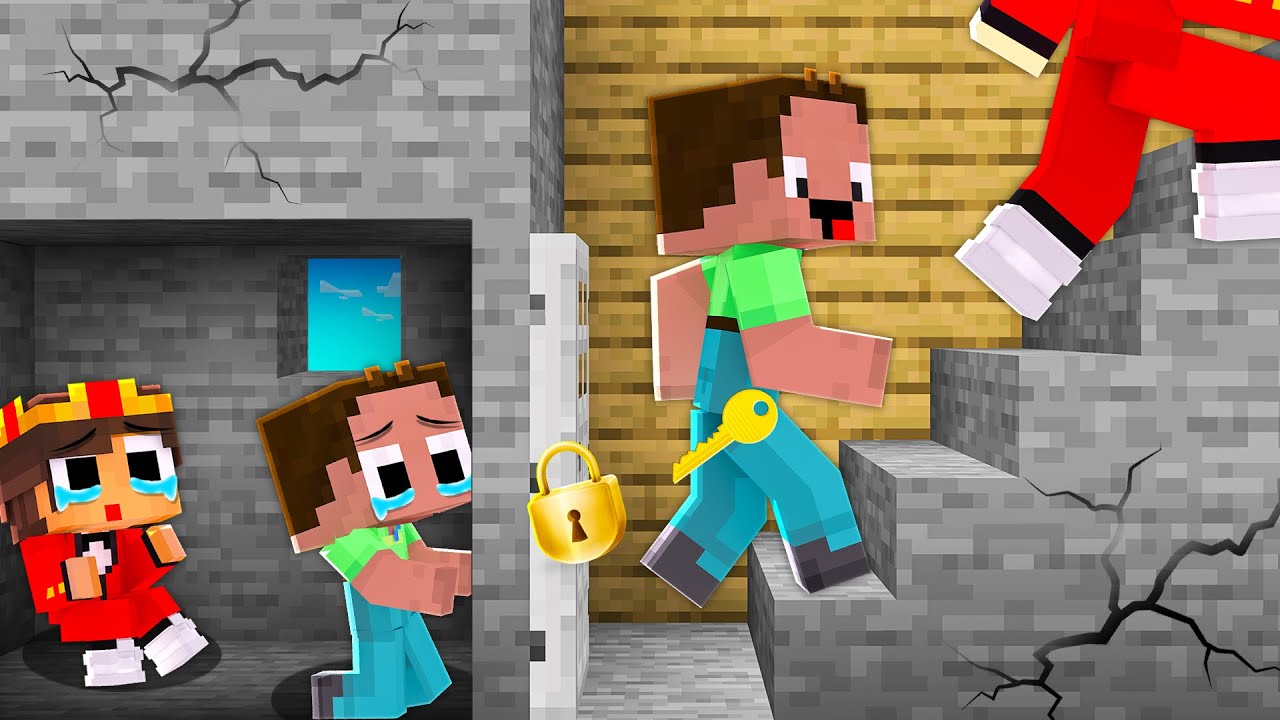 Baby Semlaki und Baby Billy sind GEFANGEN in einem KELLER in Minecraft ...