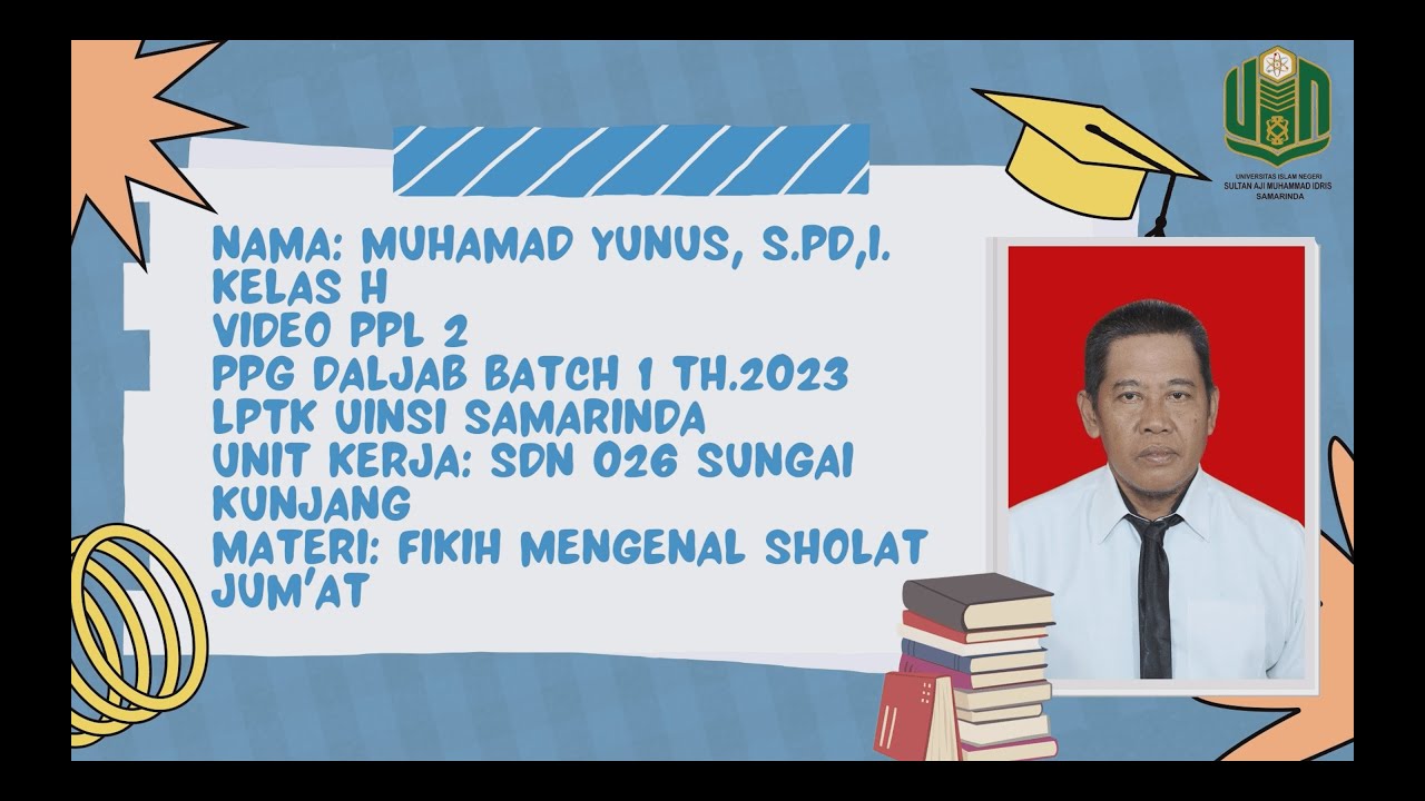 MUHAMAD YUNUS S.Pd.I PPL 1 MA 2 LANJUTAN MATERI FIKIH SHOLAT JUM'AT - YouTube