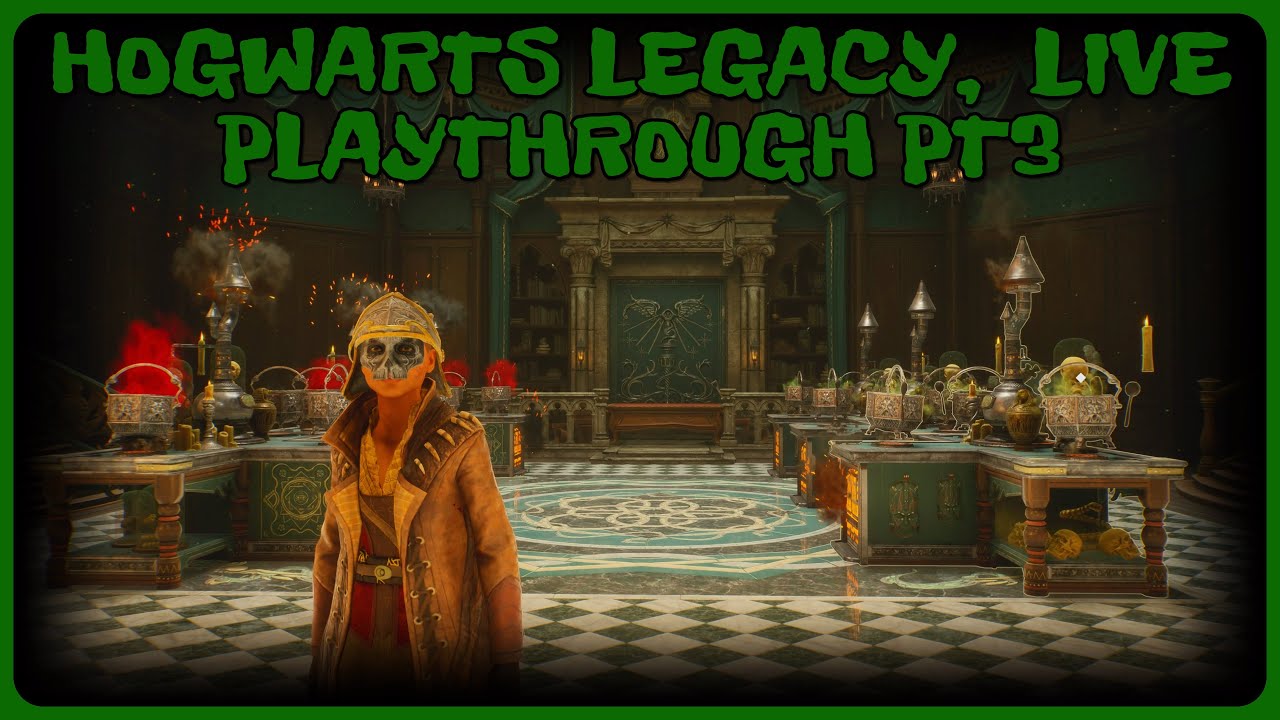HOGWARTS LEGACY, LIVE PLAYTHROUGH PT3 - YouTube