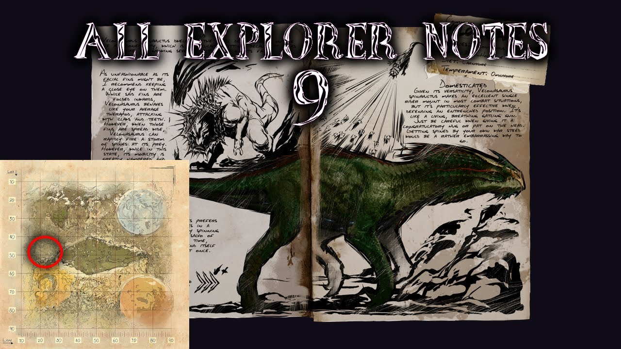 How To Find All Explorer Notes On Extinction! | Ark: Survival Evolved ...