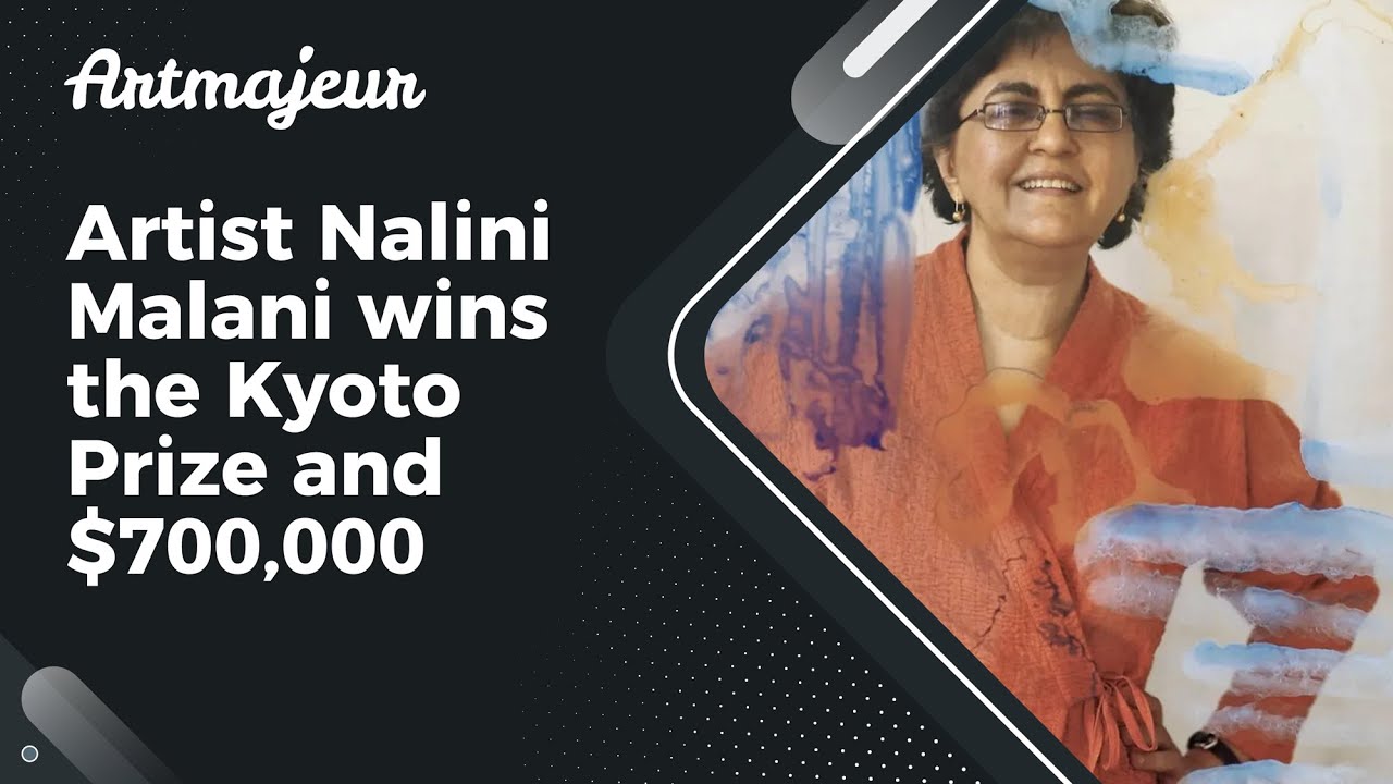 Artist Nalini Malani wins the Kyoto Prize and $700,000 - YouTube