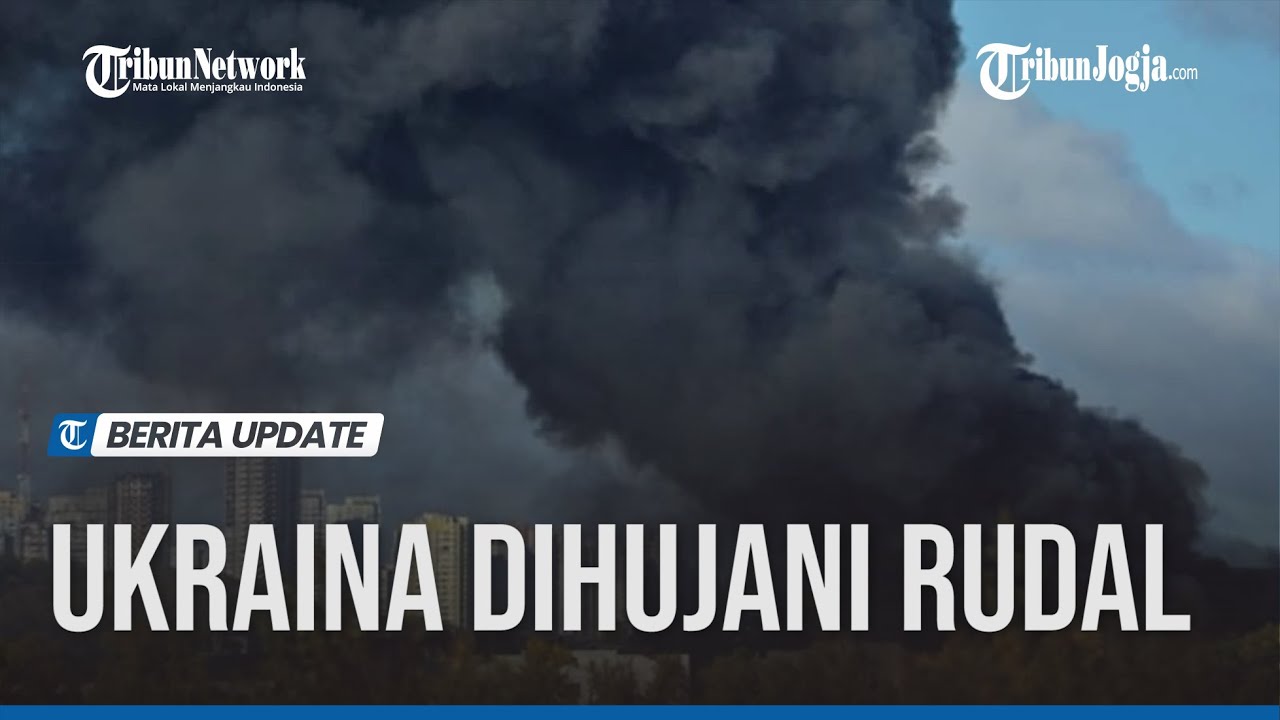 RUSIA LANCARKAN SERANGAN UDARA TERBESAR SEJAK DIMULAINYA PERANG - YouTube